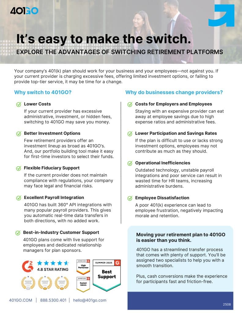 Don't let Accrue 401k choose your 401(k) provider | 401GO